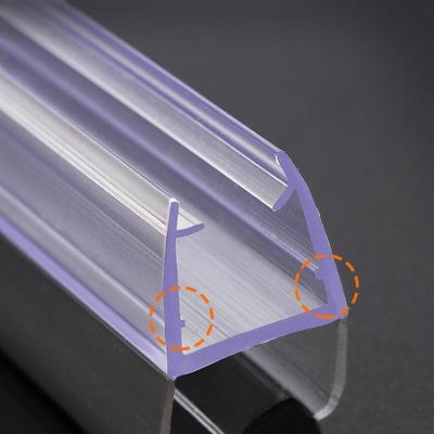 China Modern PVC Magnetic Shower Seal Strip OEM ODM Various Shapes Rubber Sliding Glass Door Weather Strip for Bathroom for sale