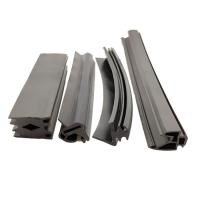 China Hot Sale PVC Garage Door Bottom Rubber Sealing Strip Custom Cutting and Moulding Quality PVC Door Seals for sale