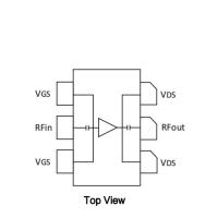 China High Efficiency 50Ω-match GaN 28V 60W Power Amplifier for 4000-8000MHz Transistor for sale