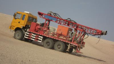 China 3D seismic shothole drilling rig in desert for sale