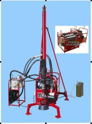 China Light weight portable drilling rig for hard formration for sale
