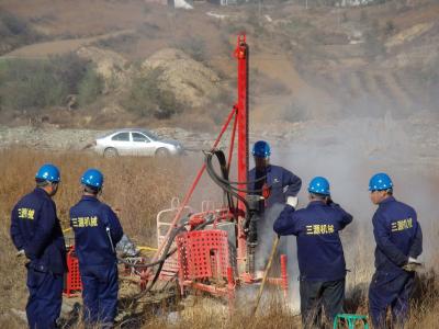 China Light weight portable oil prospecting drilling rig TSP-40 for sale
