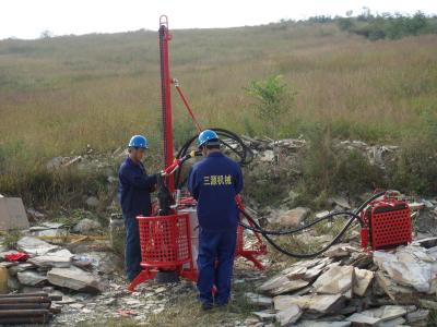China Light weight portable oil prospecting drilling rig TSP-40 for sale