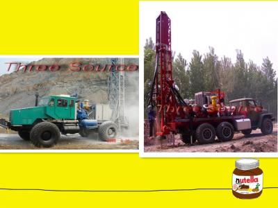 China Truck mounted drilling rig testing in desert TST-150 for sale