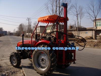 China Tractor drilling rig 30 meters depth for sale