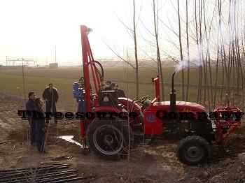 China Shothole drilling rig tractor for oil prospecting for sale