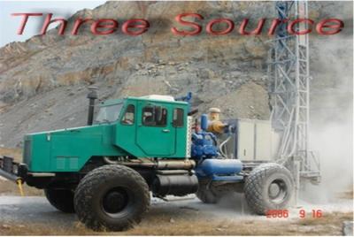 China Truck mounted drilling rig testing for sale