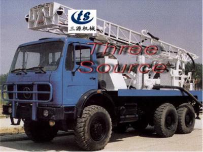 China Truck mounted drilling rig in desert TST-150 for sale