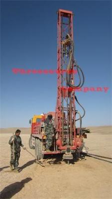 China Truck mounted drilling rig in desert TST-150 for sale