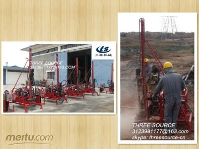 China Light weight portable drilling rig exporting oil exploration for sale