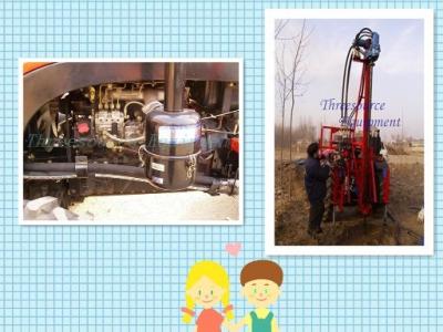 China Tractor drilling rig oil exploration in field for sale