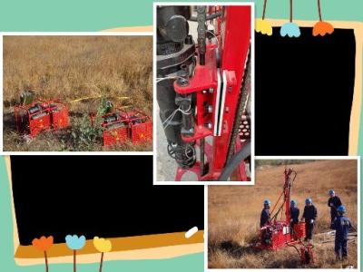 China Tractor drilling rig oil exploration testing for sale