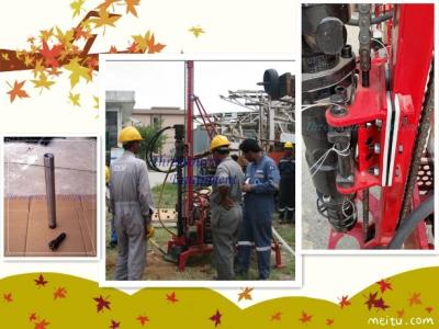 China Exported portable drilling rig testing in Pakistan for sale