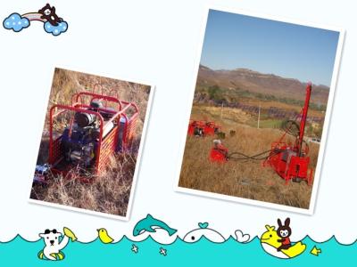 China portable drilling rig testing in field for sale