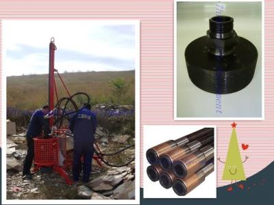 China portable drilling rig of parts testing in field for sale
