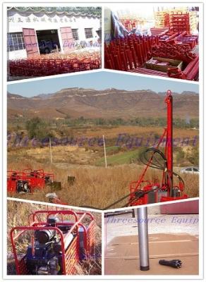China Light weight portable oil prospecting drilling rig TSP-40 for sale