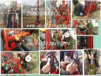 China Assemble TSP-40 man portable drilling rig in Pakistan for sale