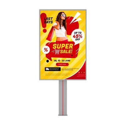 China Custom high end design p6 8000nits steel waterproof IP65 digital outdoor led billboard for advertising for sale