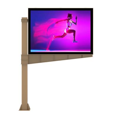 China High brightness 8000nits IP65 p6 led digital double sided display screen billboard outdoor advertising for sale