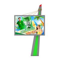 China Customized high brightness waterproof 1920hz p6 digital screen outdoor led billboard for sale
