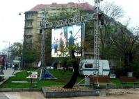 China P6 2R1G1B Outdoor Video Wall LED Display Rental Full Color Light Weight for sale