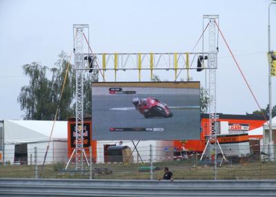 China P10mm Waterproof Vled Display Hire Big Screen Outdoor Full Color 10000dots / M2 for sale
