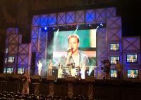 China P4 3D Stage Background LED Screen Rental Video Wall Die Casting Aluminum Cabinet for sale