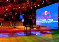 China TV Showing P4.8 Small LED Display Screen Indoor Ads Led Signs Thin Carbon Fiber for sale