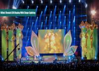 China Exhibition P10 Curtain LED Display Rental Flexible LED Curtain Display Energy Saving for sale