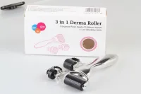 China OEM/ODM customized brand 3 In 1 Drs Derma Roller For Anti Aging Stainless Steel Titanium for sale