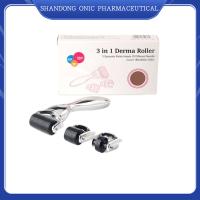 China OEM/ODM customized Flawless Skin Dermaroller 1 5 Mm Medical Grade Titanium Needles Bundle Description 3 Roller Heads for sale