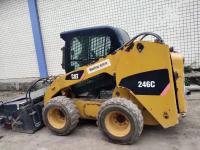 China 1 Ton Caterpillar CAT 246C Used Skid Steer Loader Heavy Engine 3044C DIT for sale