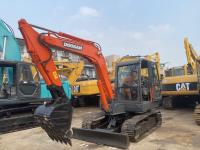 China 6 Ton DX60 0.2m3 Second Hand Hydraulic Crawler Excavator With Doosan Bucket for sale