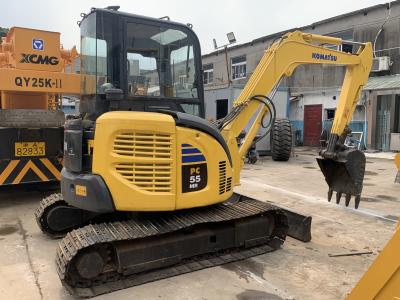 China PC55MR Used Komatsu Hydraulic Crawler Excavator With 0.2m3 Bucket for sale