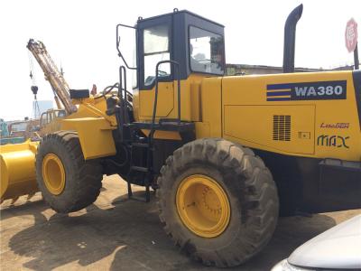 China Bucket 3m3 Second Hand Hydraulic Wheel Loader Komatsu WA380 - 3 for sale