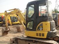 China Komatsu PC55MR - 2 Second Hand Diggers 12V Voltage With Rotation Pile 5160kg for sale