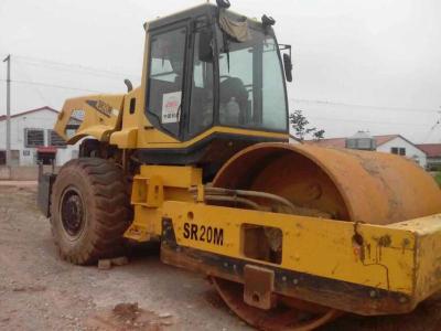 China SHANTUI SR20M Diesel Second Hand Road Roller , Hand Vibratory Roller Machine for sale