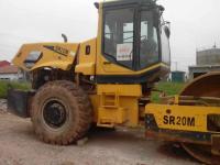 China SHANTUI SR20M Diesel Second Hand Road Roller , Hand Vibratory Roller Machine for sale