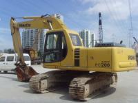 China Pc200 Second Hand Komatsu Excavator 0.8cbm 600mm Shoe Size With 6 Cylinders for sale