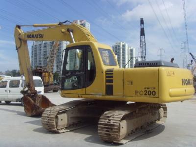 China Pc200 Second Hand Komatsu Excavator 0.8cbm 600mm Shoe Size With 6 Cylinders for sale