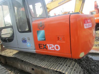 China EX120 -2 12 Tonne Second Hand Hitachi Excavator 81 Hp Net Power With 4 Cylinders for sale