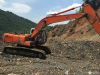 China 20 Tonne Second Hand Hitachi Excavator ISUZU Engine With Maintenance Repainting for sale