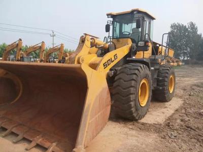 China Used Rubber Tired Farm Loader Lingong SDLG95 2013 3cbm Bucket 29° Gradeability for sale