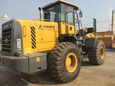 China SDLG Second Hand Wheel Loaders 953 Year 2012 1400h Working Time 29° Gradeability for sale