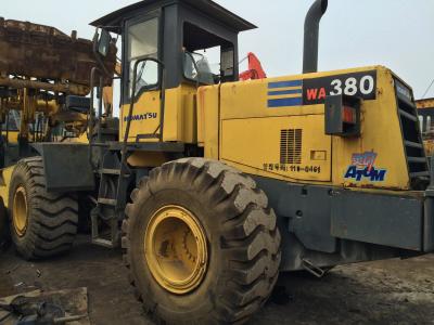 China 187hp Second Hand Wheel Loaders WA380-3 , Komatsu Compact Wheel Loader 3.2cbm for sale