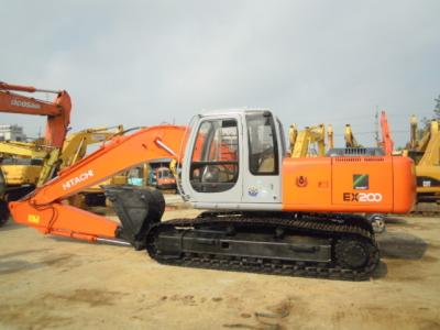 China New Paint Second Hand Excavators , Japan Hitachi Ex200 5 Excavator For Sale for sale