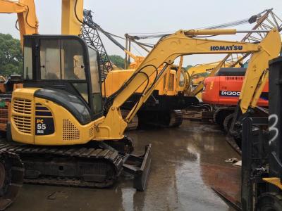 China 12V Voltage Used Earth Moving Equipment Komatsu PC55MR With Rubber Track for sale
