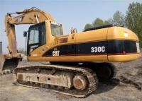 China 1.5 Tonne Second Hand Excavators , Caterpillar 330C Crawler Hydraulic Excavator for sale