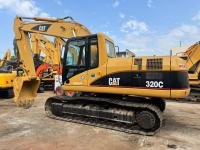 China Second hand CAT Caterpillar 320C Hydraulic Crawler Excavator Construction Machinery 20 Tons for sale