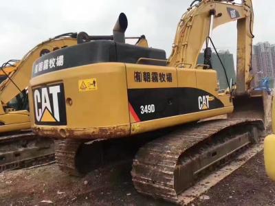 China Original Japan Cat 349D Second Hand Excavator , Caterpillar Used Track Excavator 49 Ton for sale